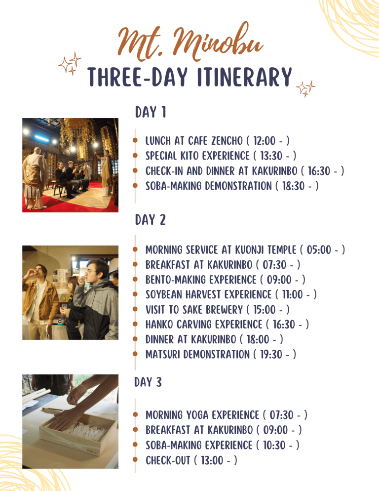 Exploring Mt. Minobu: Three day Itinerary including Temple Stay at ...